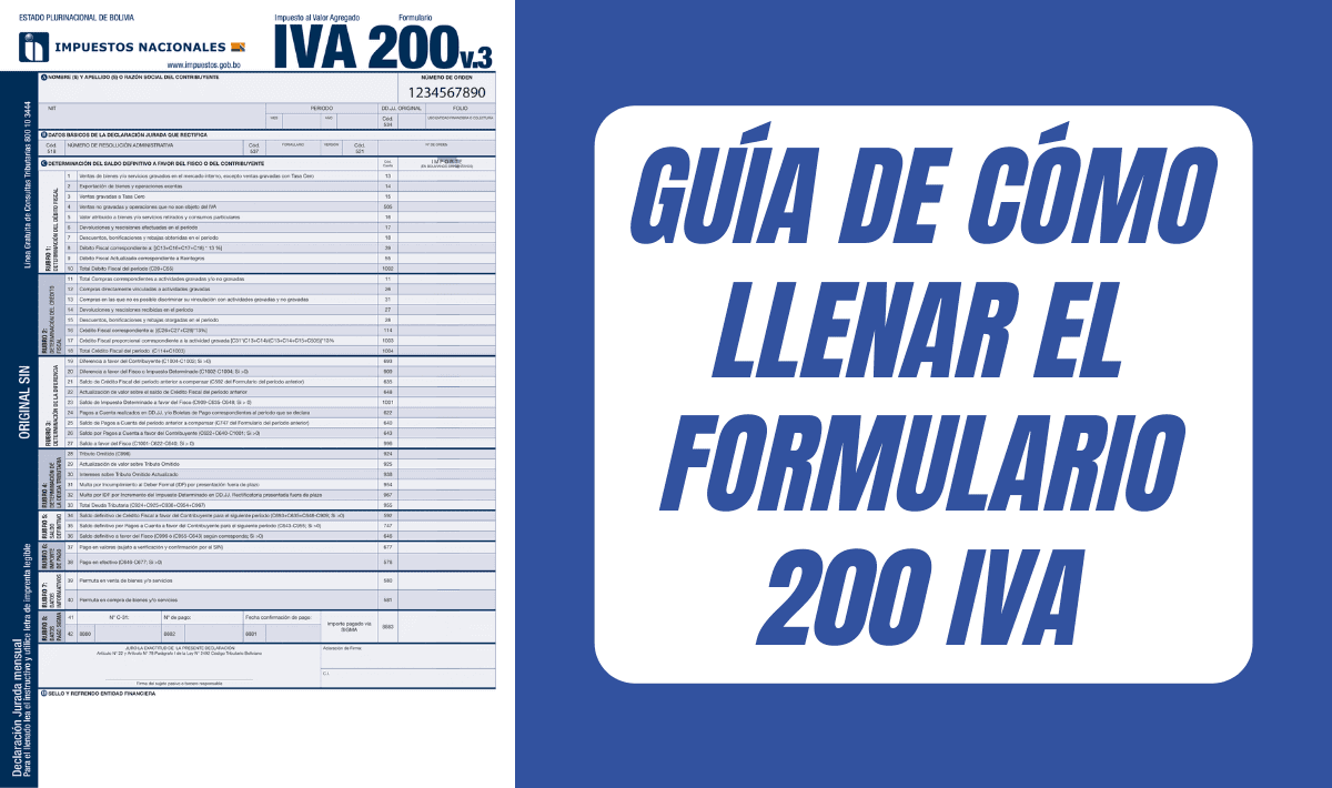=ᐈ Guía de cómo llenar el formulario 200 IVA - Contador Profesional