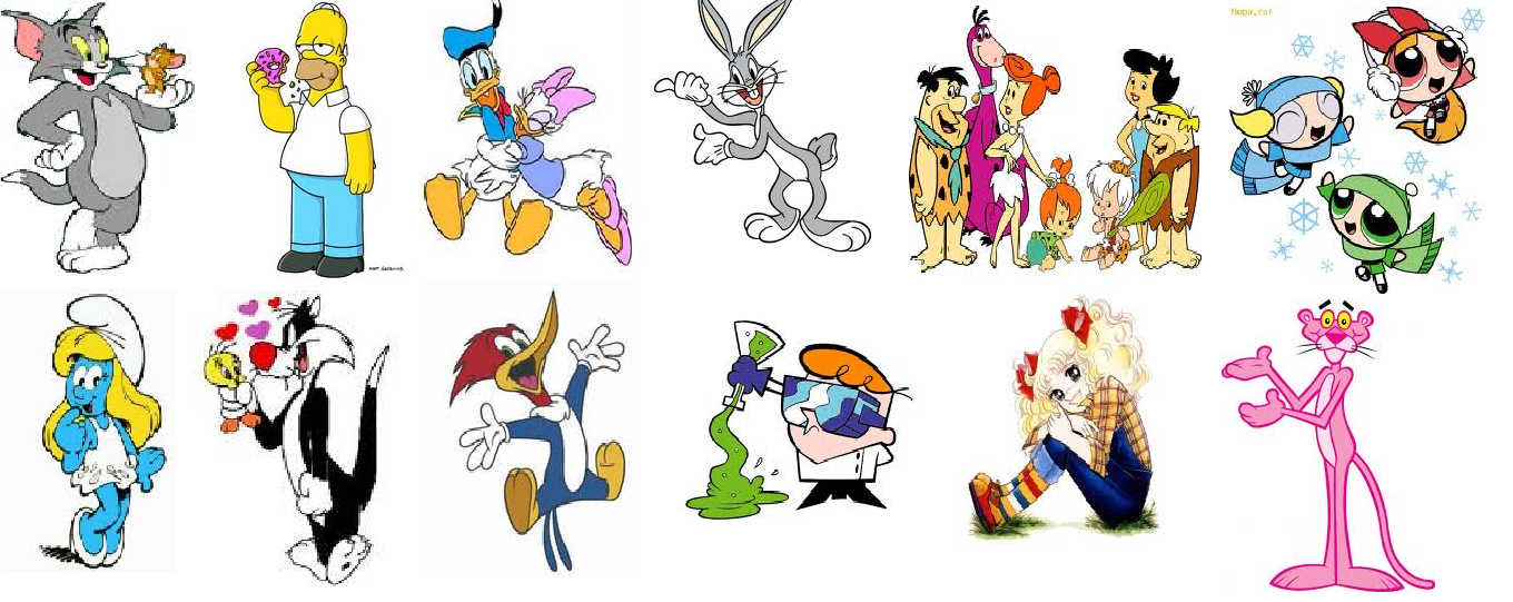 Fantasias de mi mundo animado: Algunos dibujos animados