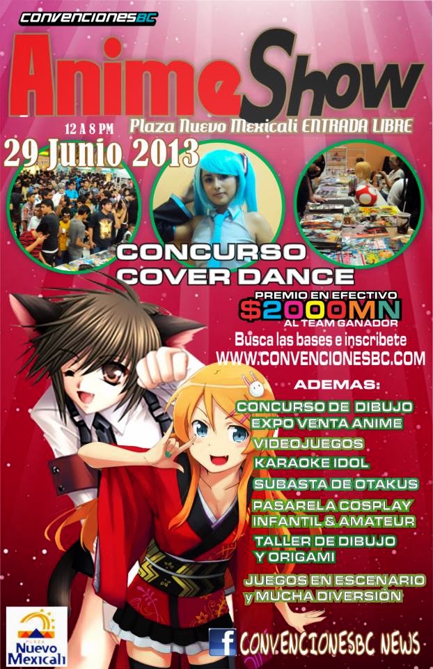 El Templo del Monje Miroku: ANIME SHOW 2013. Mexicali Baja California