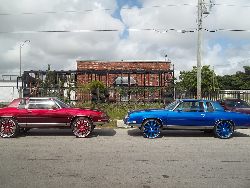PHOTOGRAPHY BY MIAMIEARL: CANDY BLUE CUTLASS ON 24" ASANTI'S AT SUDAMAR