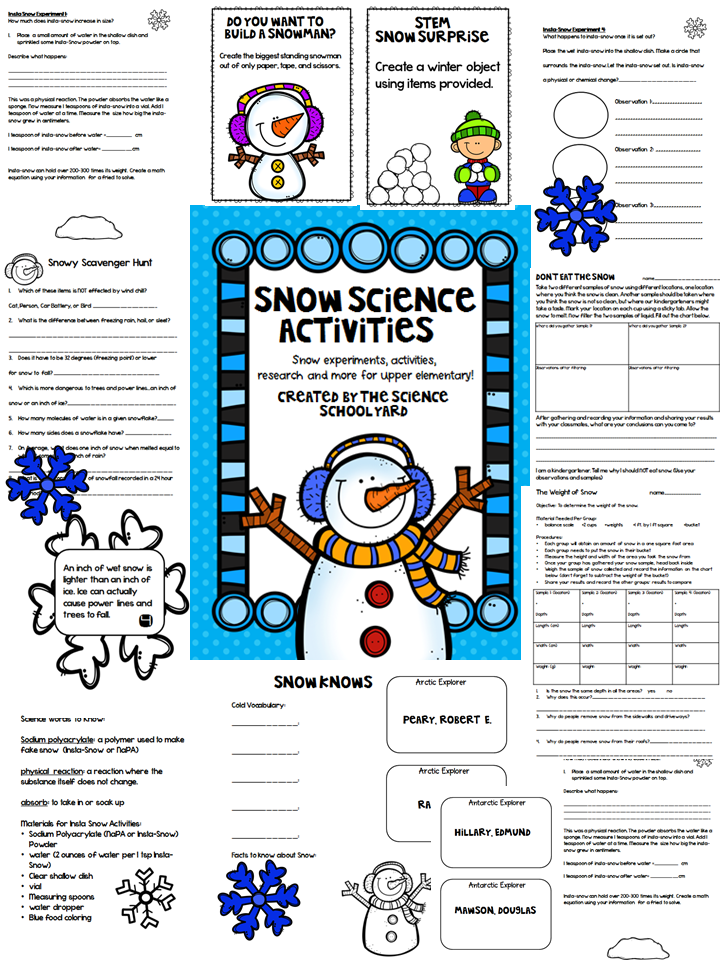 Winter STEM Is Here...Make Connections - The Science School Yard