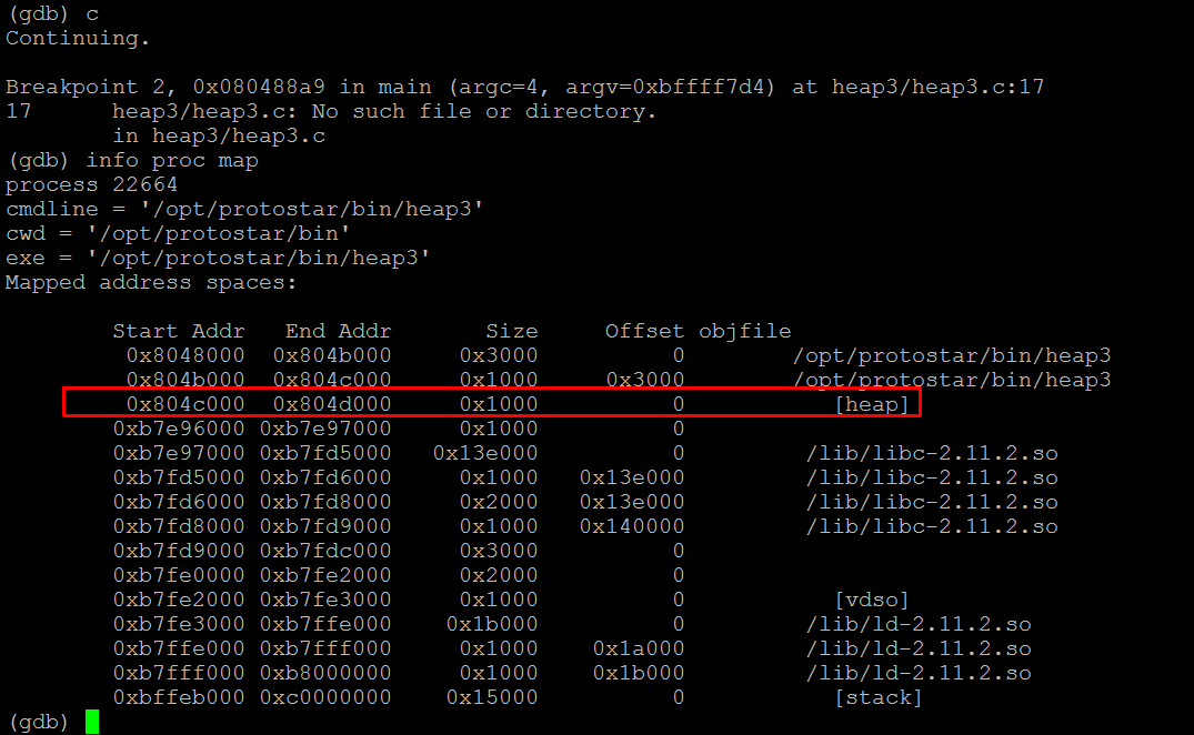 code16: Protostart CTF - heap3 - walkthrough