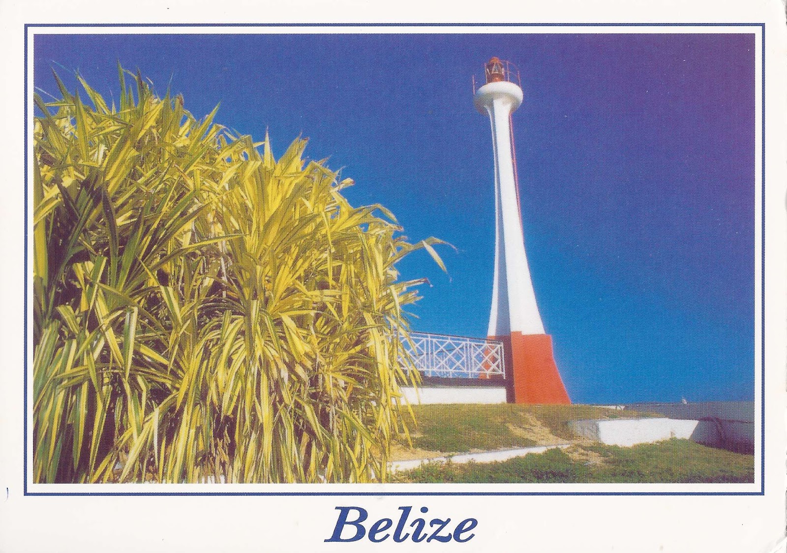 A Journey of Postcards: Bliss Lighthouse, Belize City Harbour