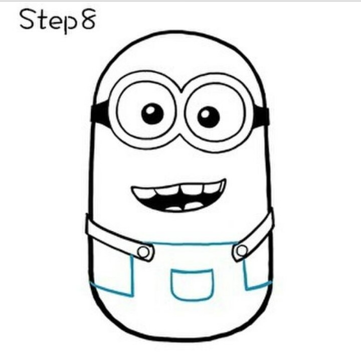 compass: Easy steps to draw minions