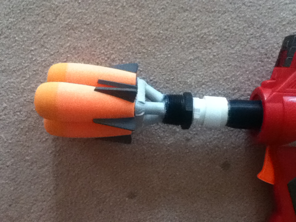 Outback Nerf: Mod: Titan Triple Missile Attachment