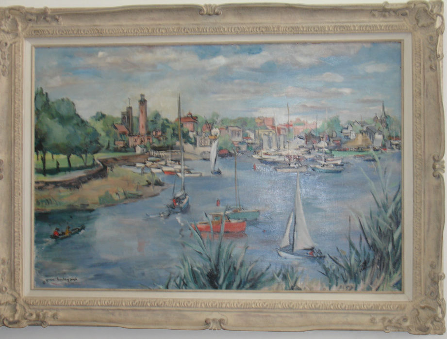 Artist Grace Huntley Pugh of Mamaroneck, N.Y.