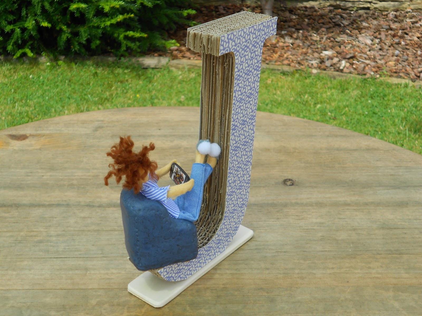 Manualidades Andariveles: Letras de cartón decorativas