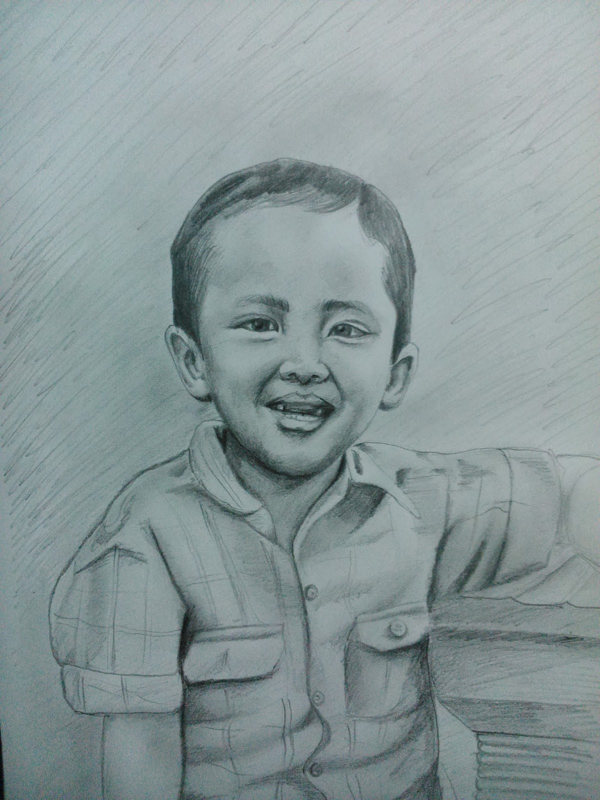 JASA LUKIS WAJAH: CONTOH HASIL SKETSA HITAM PUTIH