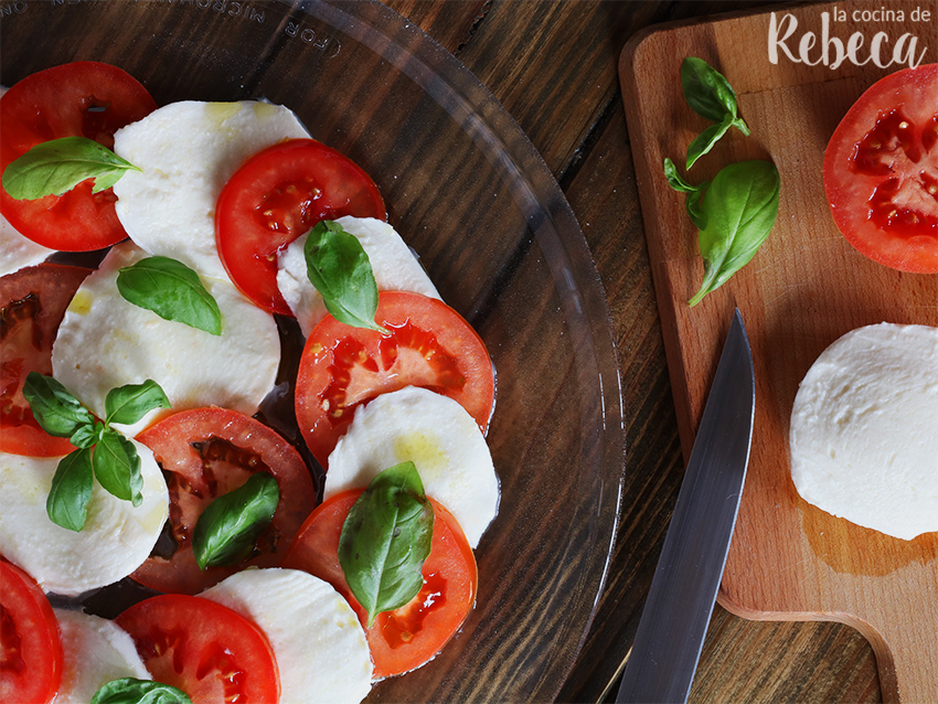 La cocina de Rebeca: Ensalada caprese