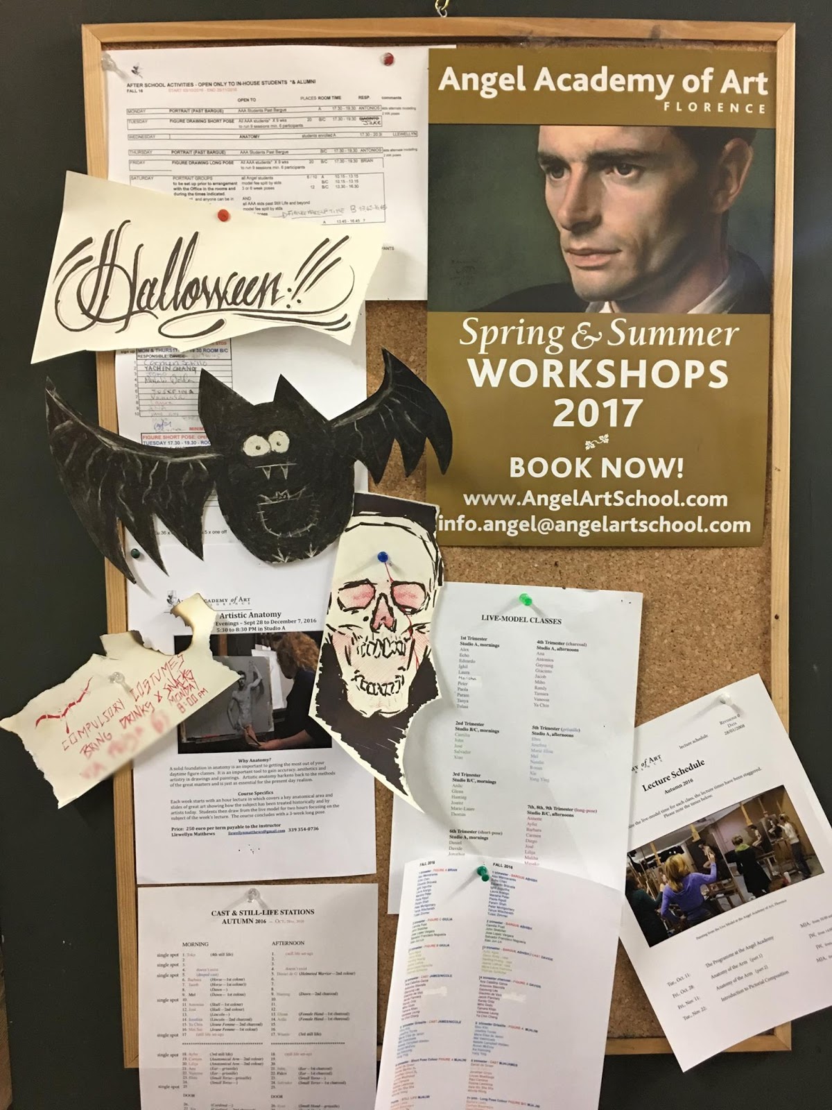 Angel Academy of Art: 2017 Summer Workshops