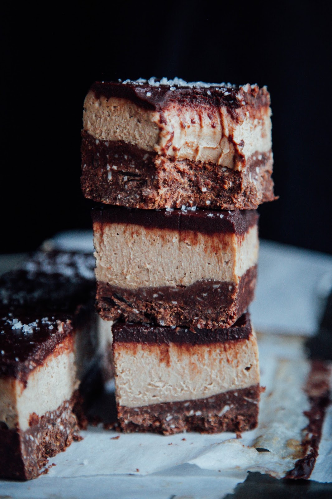 This Rawsome Vegan Life: PECAN PRALINE BARS with SALTED CHOCOLATE