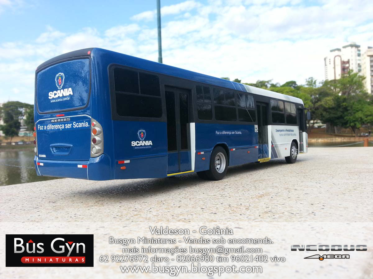 Busgyn Miniaturas: Miniatura Neobus Mega Scania F250