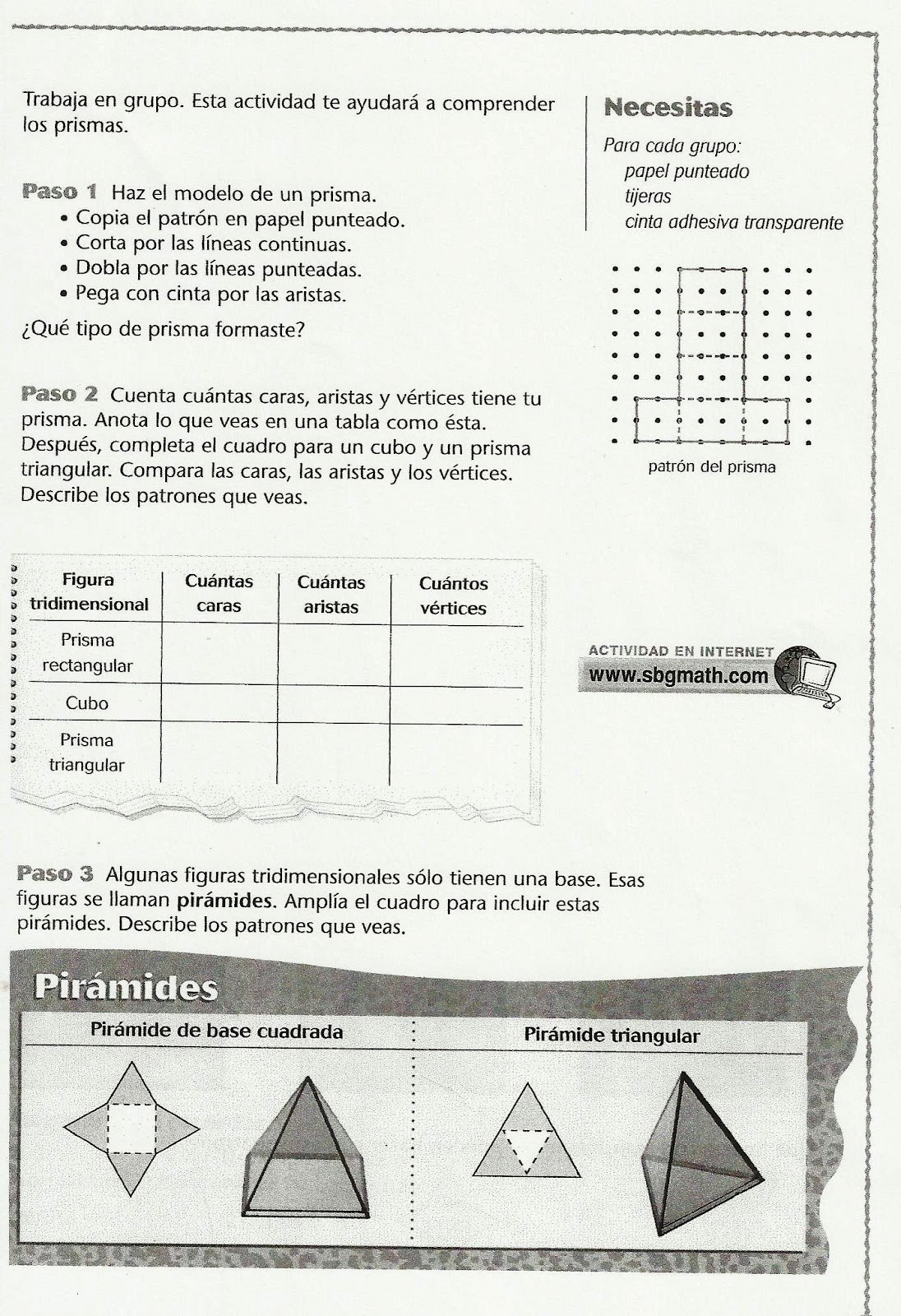 Biblioteca Escuela Llanos del Sur: Figuras Tridimensionales