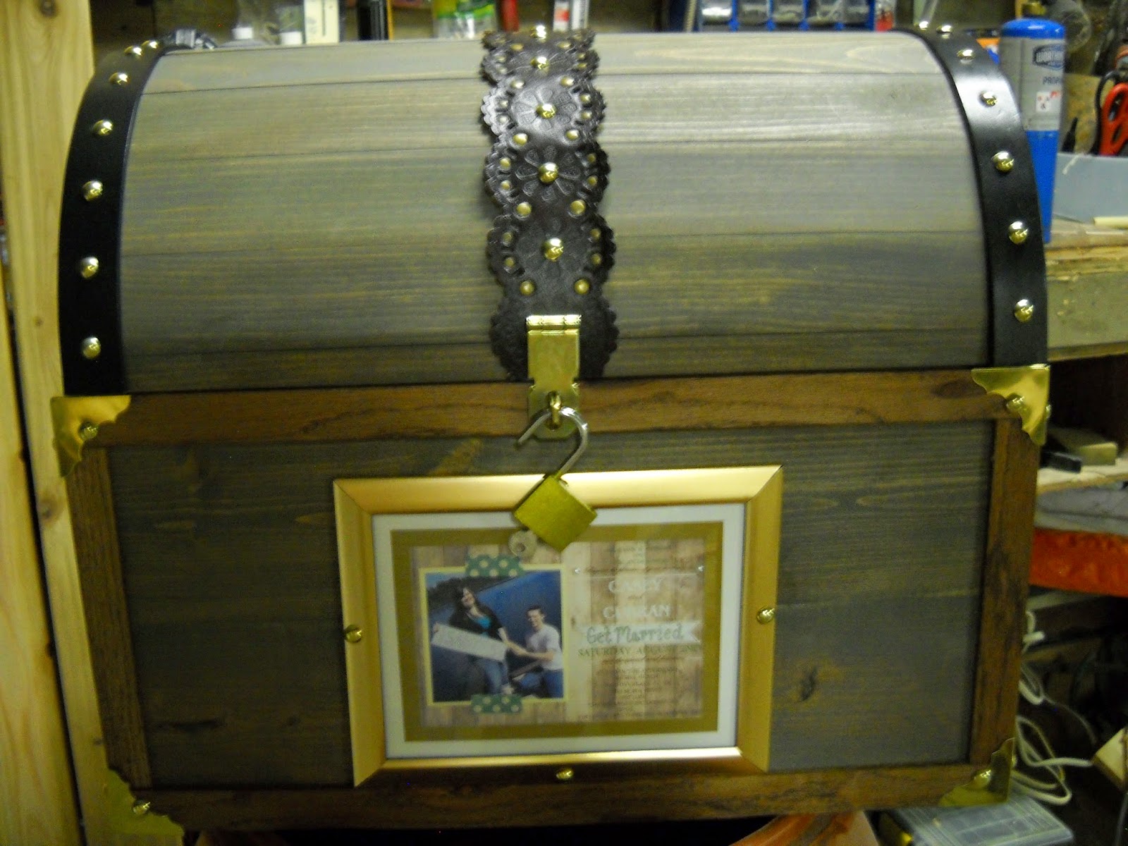 Handcrafted by George: Casey & Curran's Wedding Treasure Chest.....