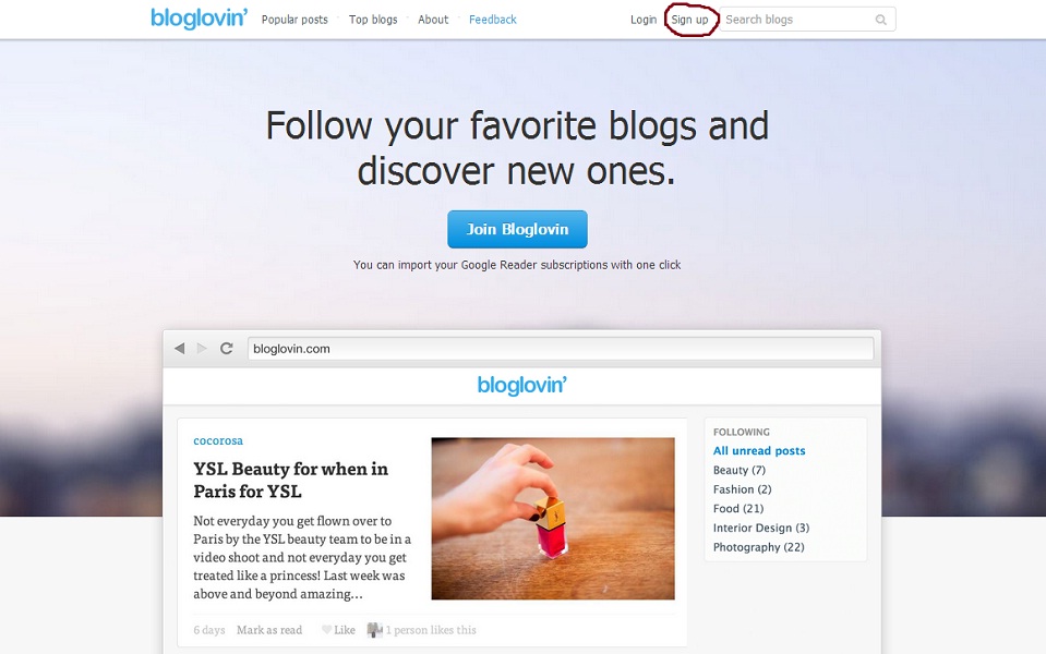 Tecnoneo: Tutorial Bloglovin' como empezar a usarlo