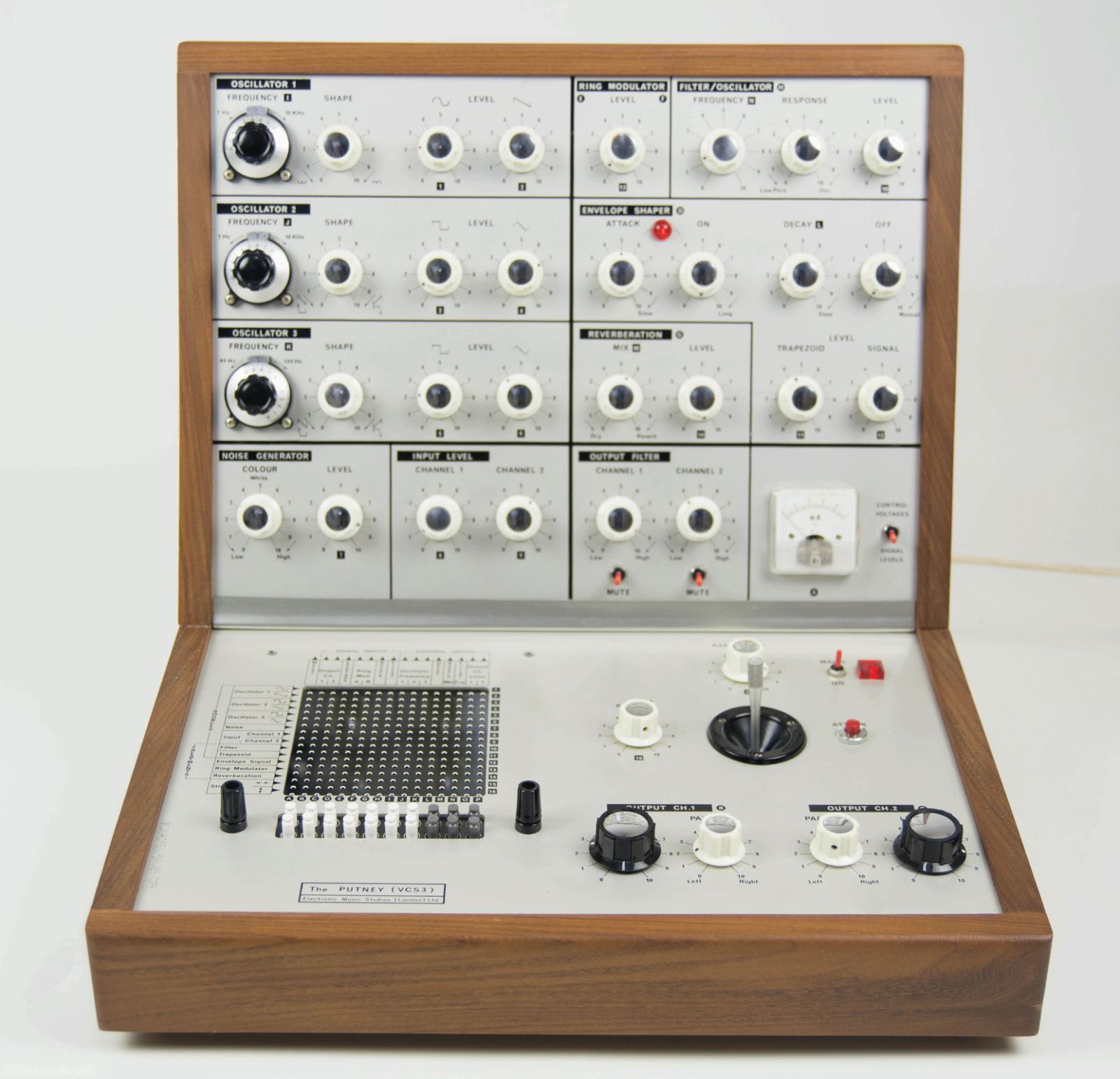 MATRIXSYNTH: EMS VCS3 PUTNEY RARE DELUXE VERSION & DK-2 KEYBOARD