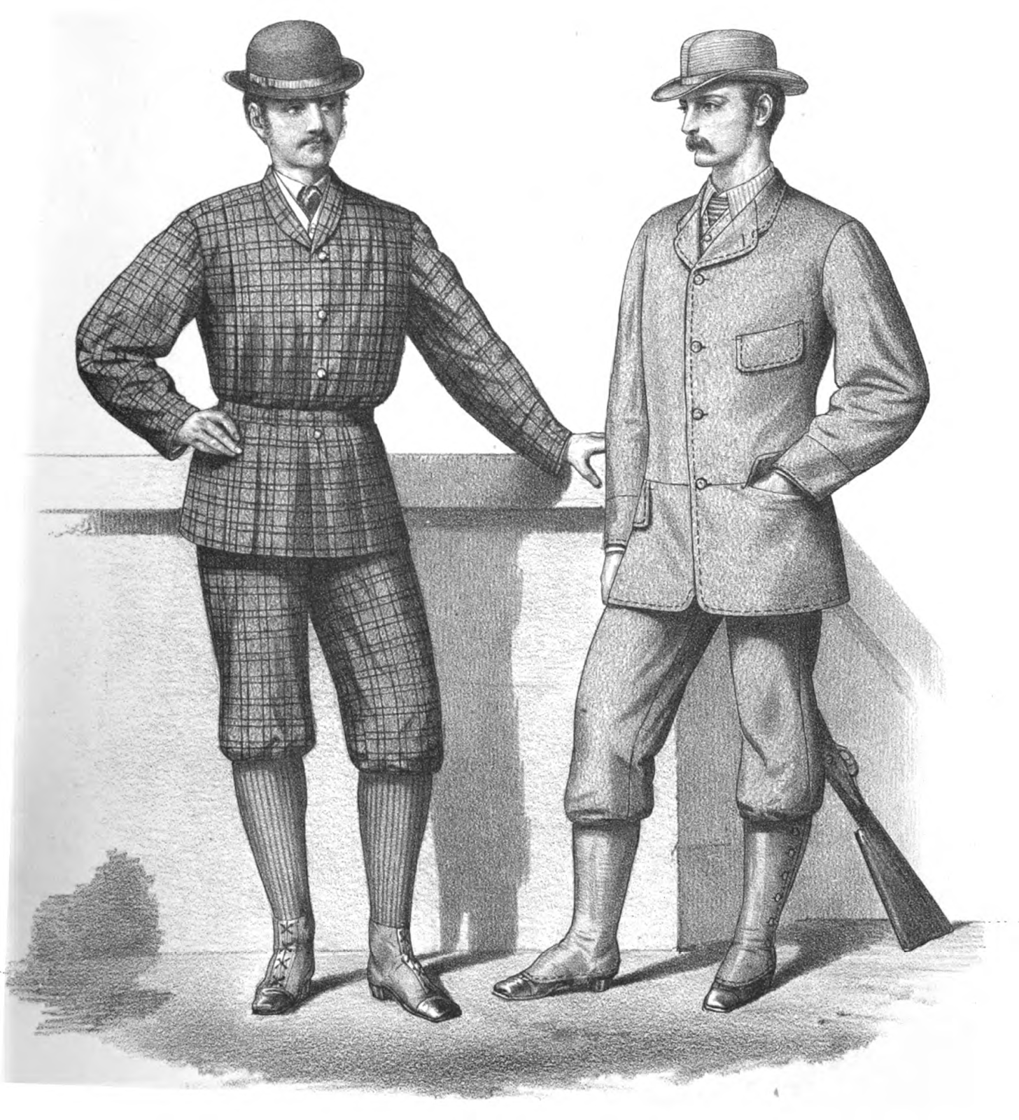 19th Century Historical Tidbits: 1872 Men's Fashions