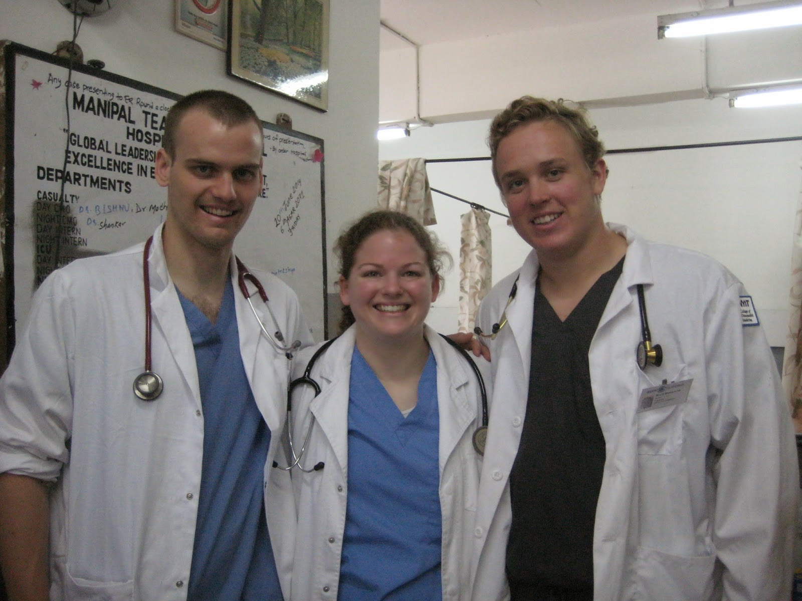 Brenda in Nepal: Manipal Hosp Protest