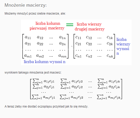 Analiza Matematyczna: Macierze