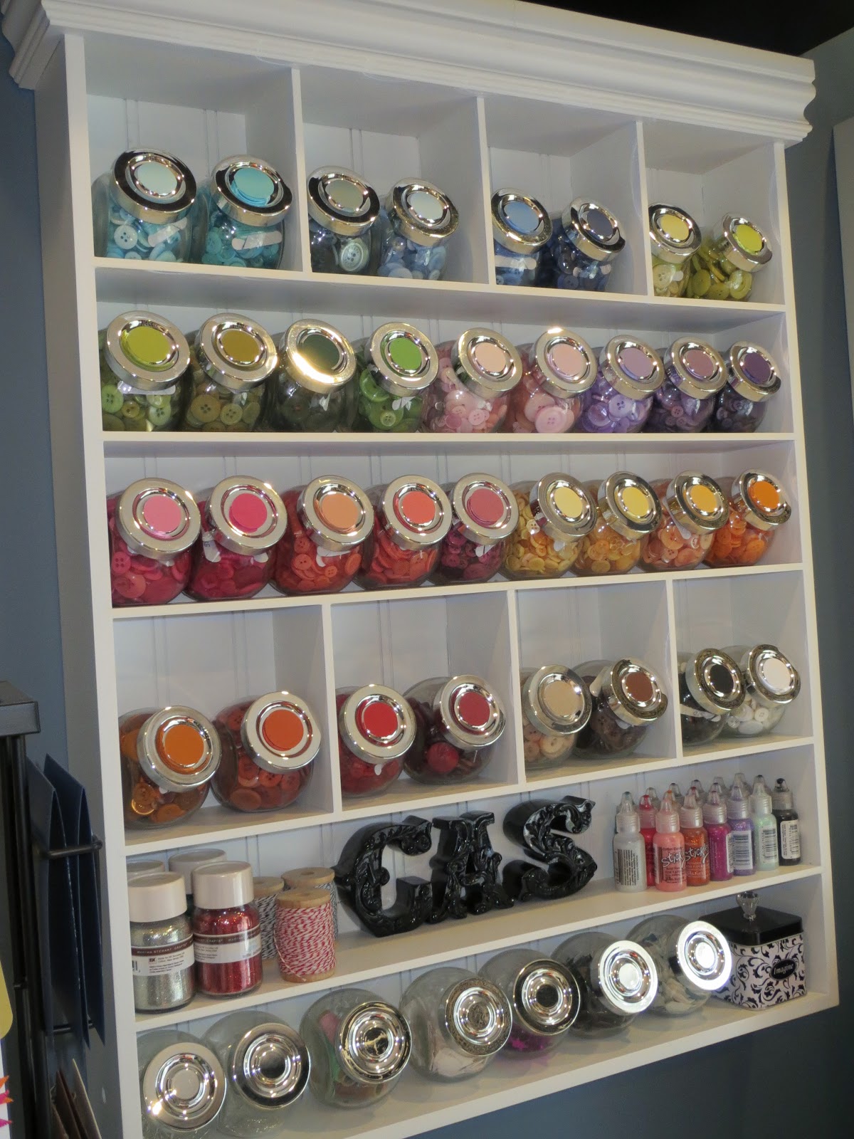 Crafts by CAS: Organization - Button Storage