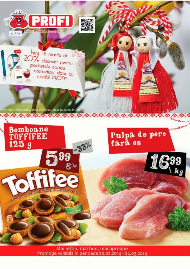 Catalog oferte si promotii: Oferta Profi 20 februarie - 4 martie 2014