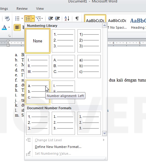 Cara Membuat Numbering Pada Microsoft Word Tutorial Lengkap 41300 Hot ...