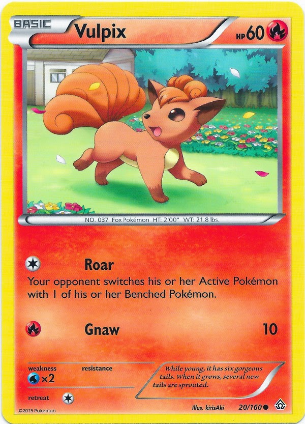 Vulpix -- Primal Clash Pokemon Card Review | PrimetimePokemon's Blog