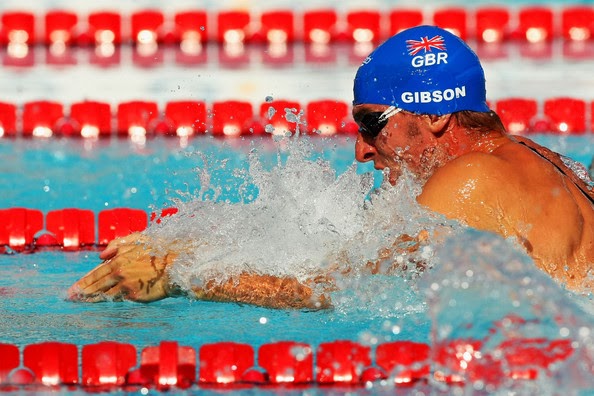 Male Athletes World: Swimming: Britain's James Gibson racing the ...