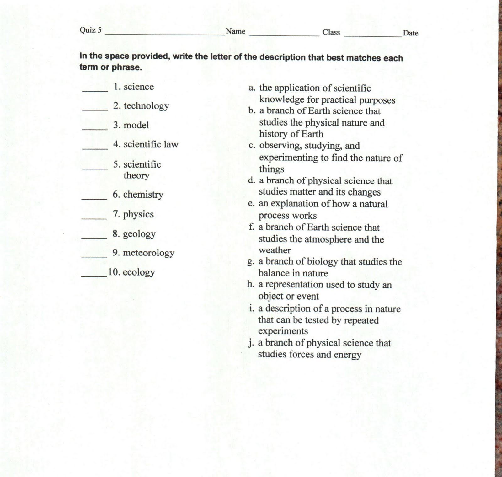 MR V BEACHTEACH: Student created SURPRISE POP Quiz PLUS!