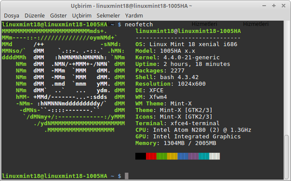 Neofetch Nedir? Nasıl Kurulur? (Ubuntu/Linux Mint)
