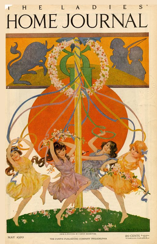Tique Talk by Marianne Dow: May Queen For A Day ~ May Day Maypole Dance ...