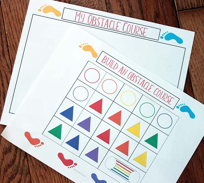 Let Kids Build a Backyard Obstacle Course with Free Printables | Sunny ...