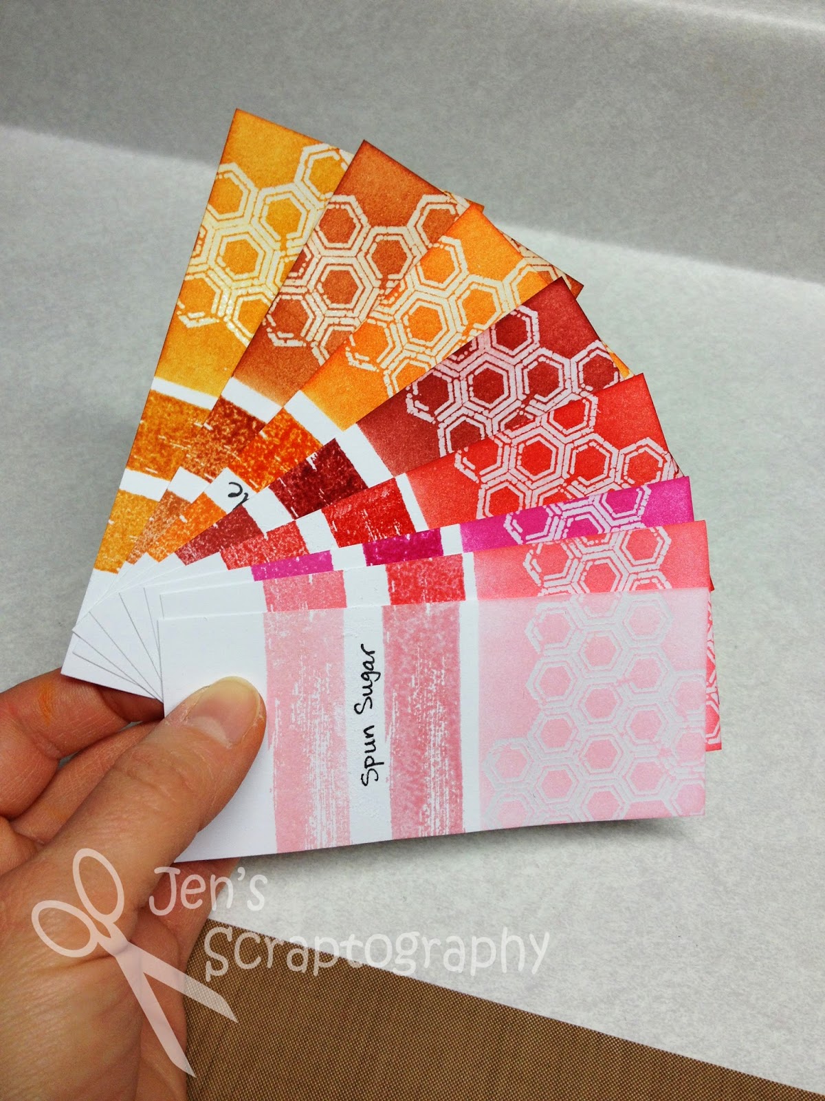 Jen's Scraptography: How to Make an Ink Swatch Ring