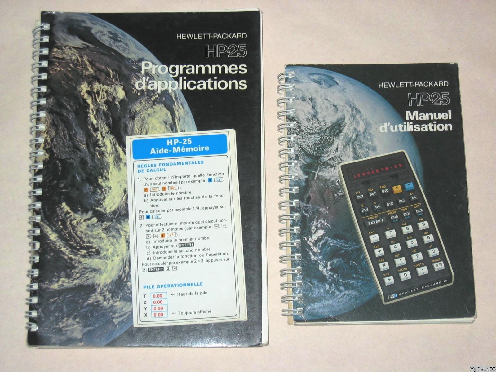 The calculator Lab: HP-25 y HP25C