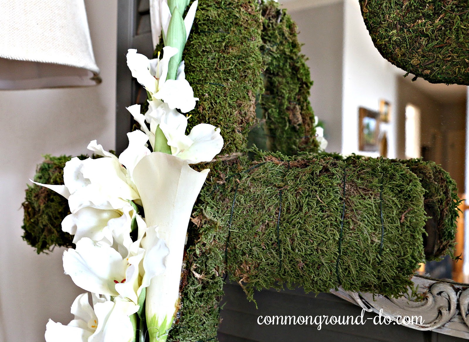 common ground : Moss Covered Cross for Easter