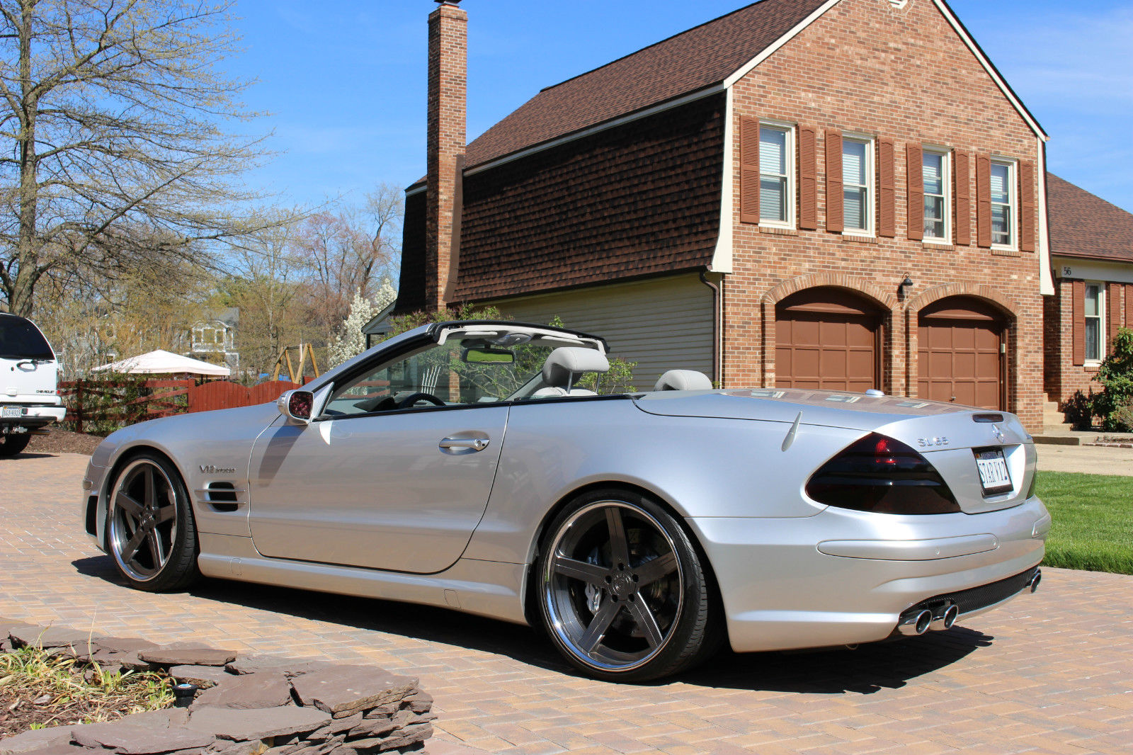 2005 Mercedes-Benz R230 SL65 AMG on 20" D2 Forged Wheels | BENZTUNING