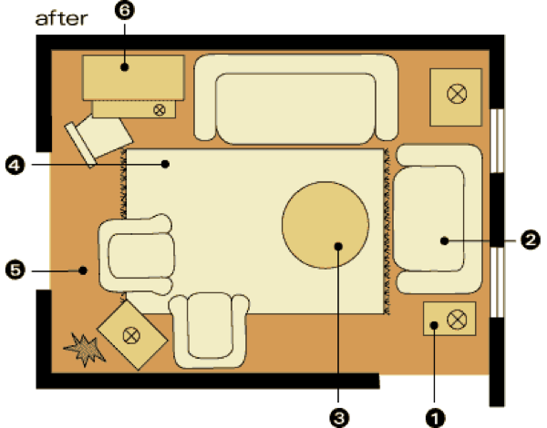 How to Perfectly Place Your Furniture in Small Spaces ~ Currently, Kelsie
