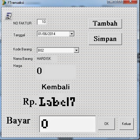 Getting Started with Arduino and Genuino UNO: DELPHI7 :: CARA MEMBUAT APLIKASI TRANSAKSI TOKO ...