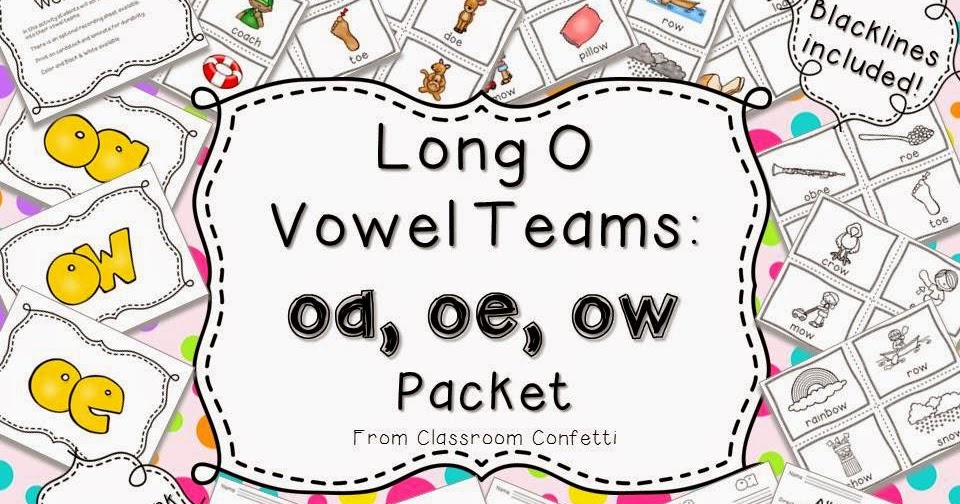 Long O Teams Word Work Packet! - Classroom Confetti