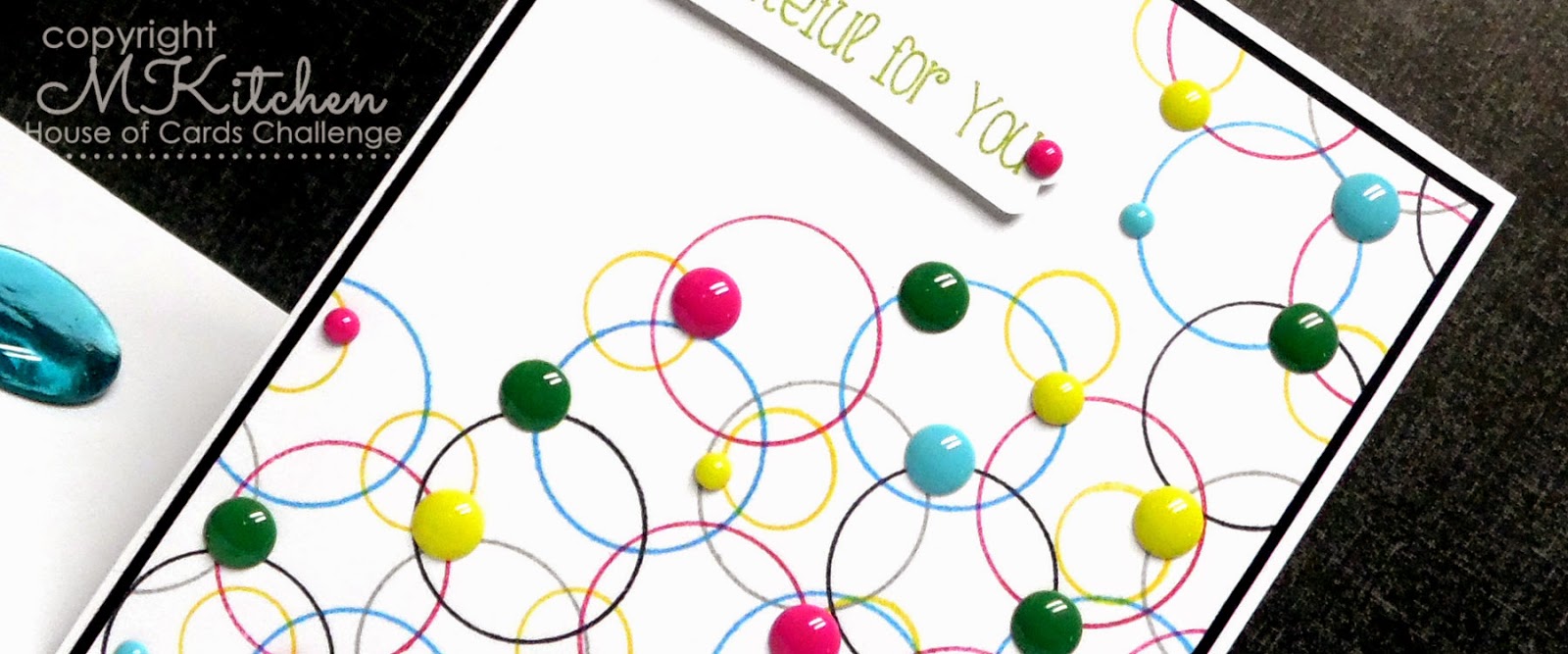 On A Stampage...: House of Cards: Use Enamel Dots