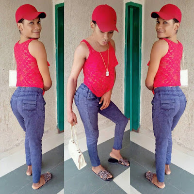 PHOTOS: Nigerian Crossdresser, Jay Bugatti Shares New Makeup Photos ...