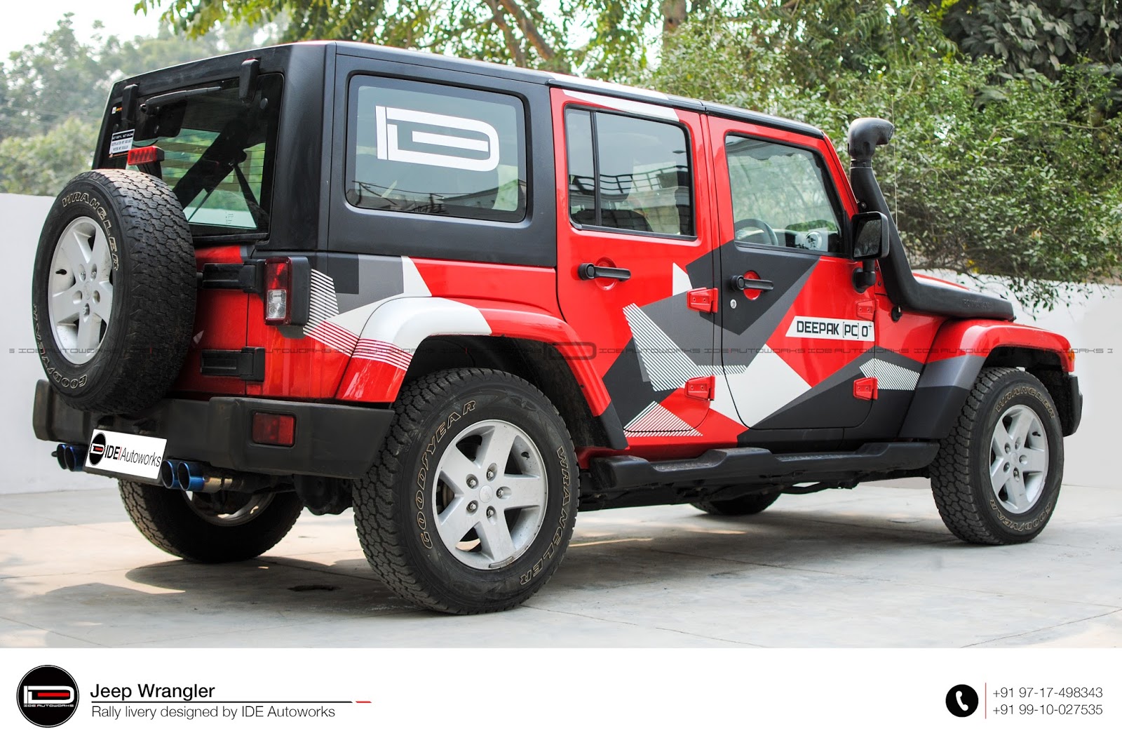 Custom Rally Graphics: JEEP Wrangler | IDE Autoworks