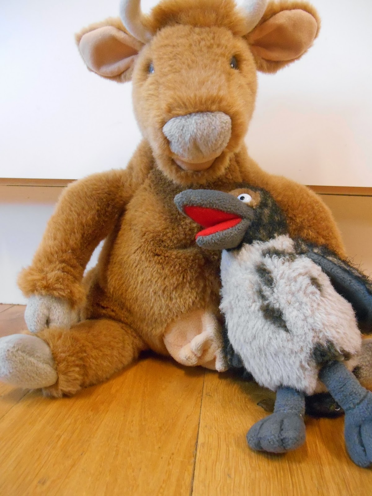 Fjärilen: Hur långa är Mamma Mu och Kråkan?