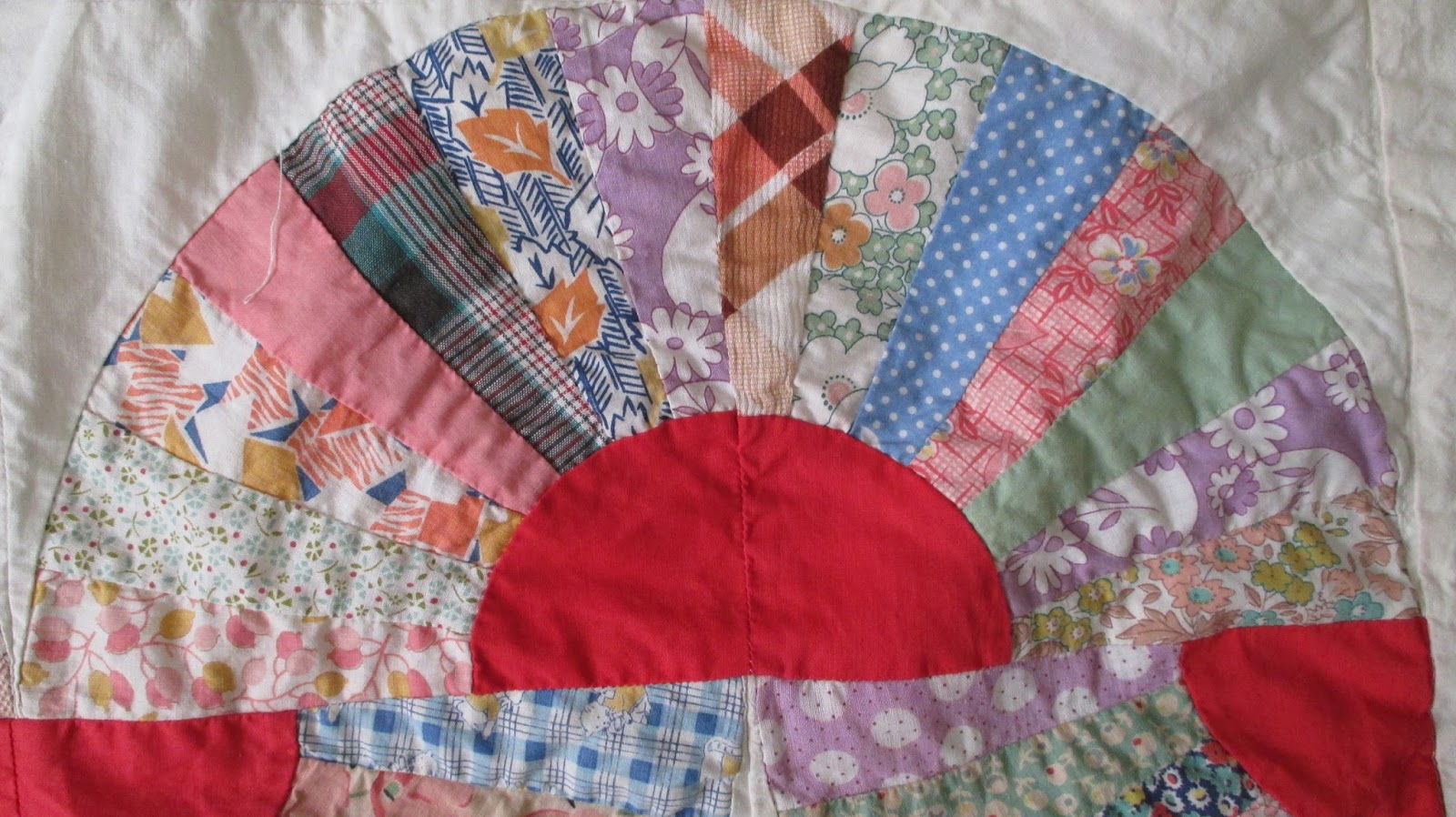 The Literate Quilter: A Gifted Grandmother's Fan Quilt