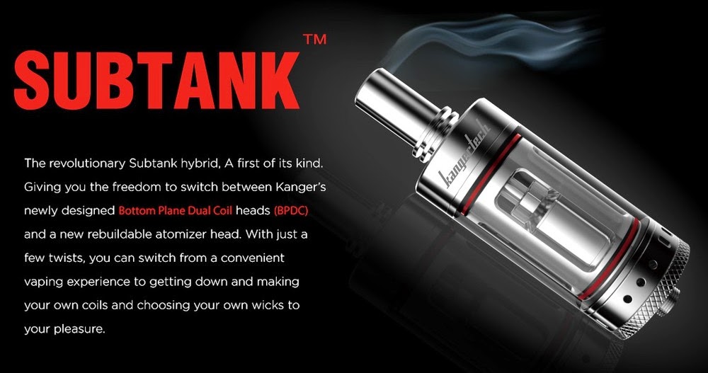 Kanger subtank/RBA atomizer/OCC coil ~ Smengda
