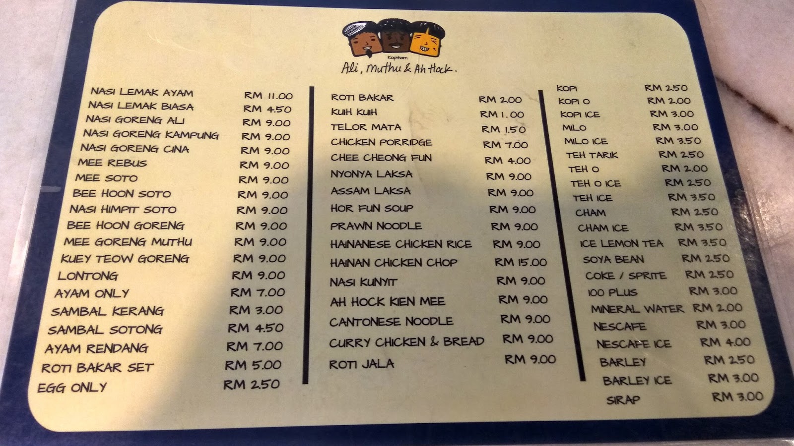 It's About Food!!: Ali, Muthu & Ah Hock (AMAH) @ Oasis Damansara