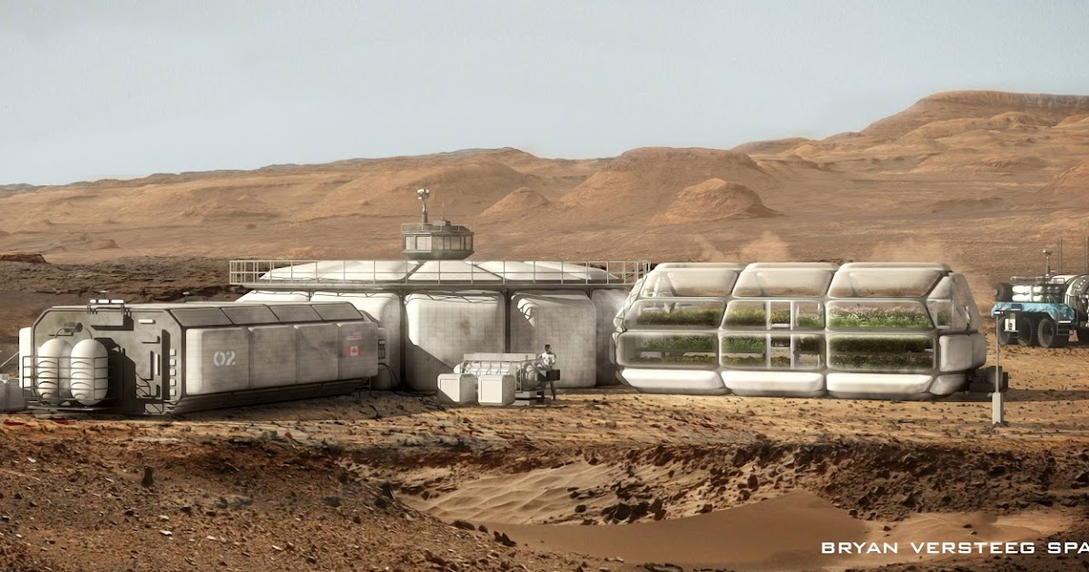 Mars base by Bryan Versteeg | human Mars