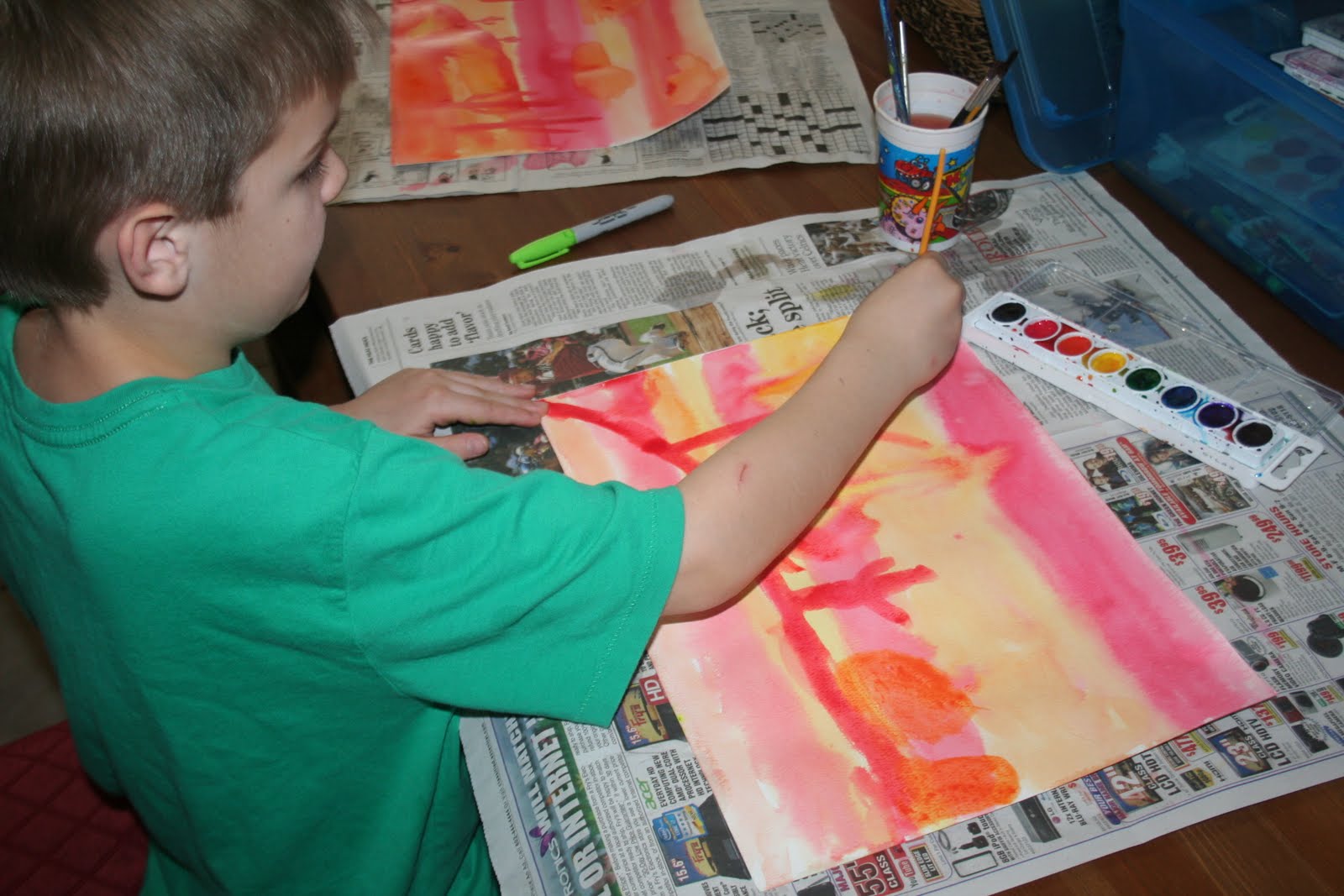 Unseasonably Warm: Summer Art Lessons - Getting Started!