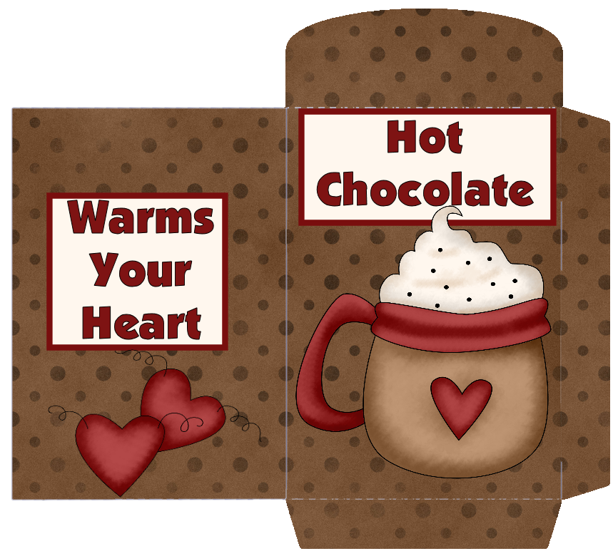 Patty Wraps: Hot Chocolate Warms Your Heart Coco Packet