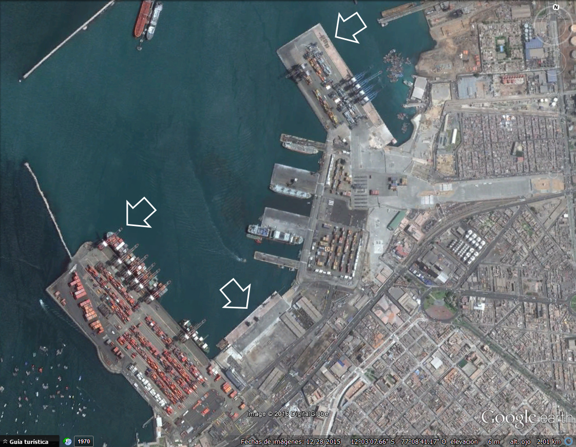 DESARROLLO PERUANO: El Puerto del Callao y su Actual Fisonomía Satelital